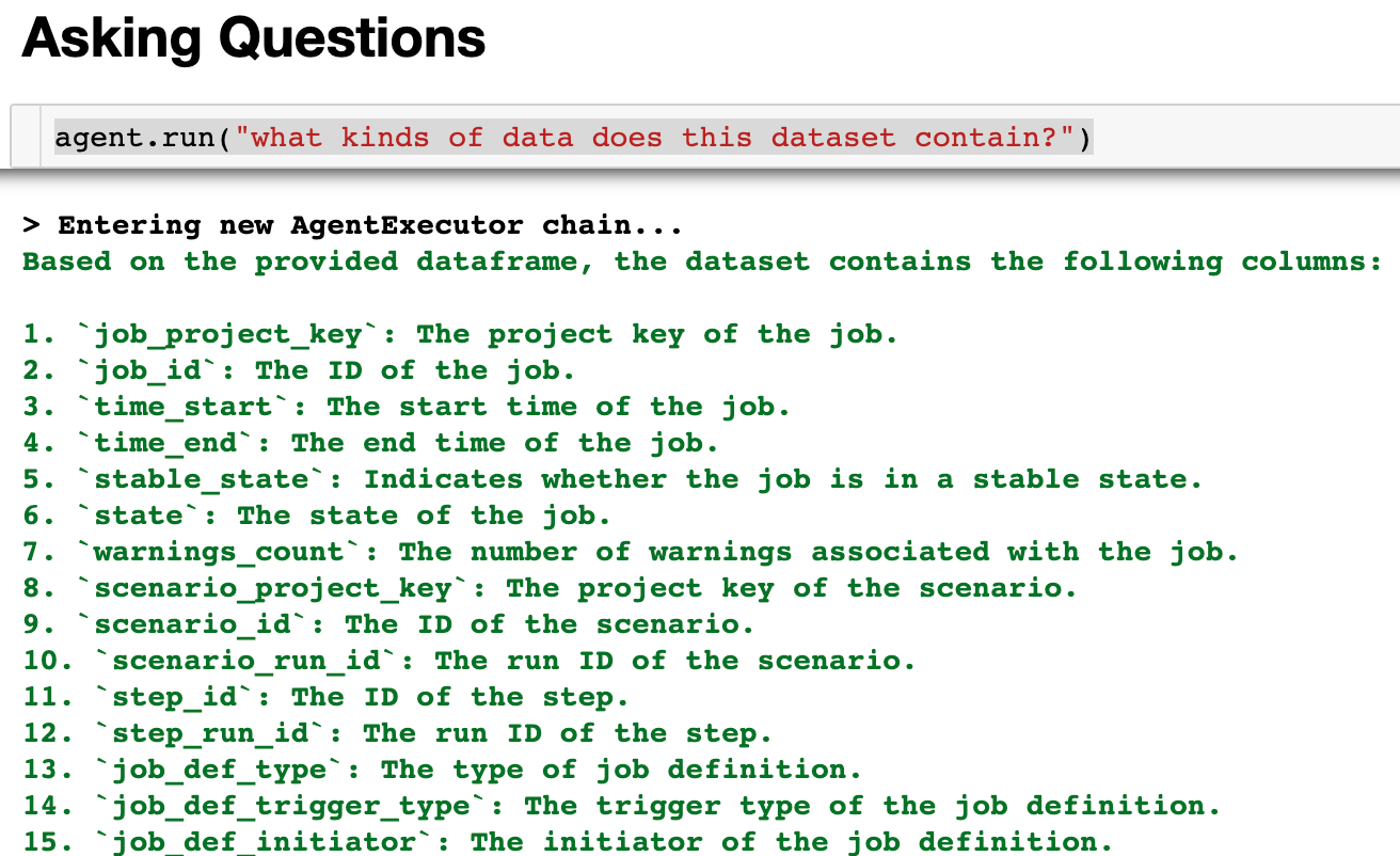 Natural Language Querying With Dataiku, LangChain, and OpenAI
